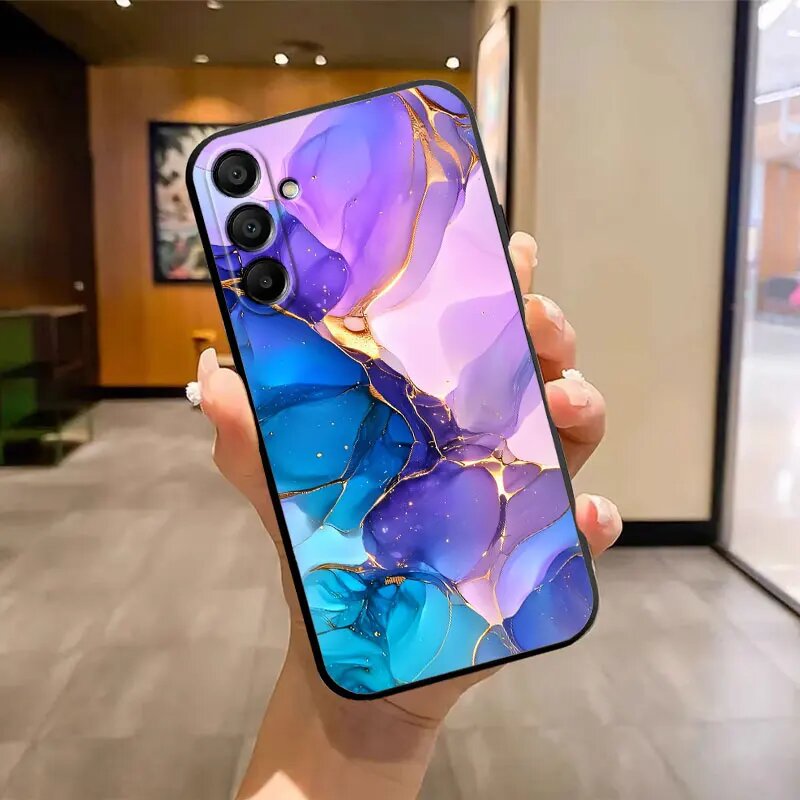 Для Samsung Galaxy S25 FE/S25 Plus Чехол Цветок Мягкий силиконовый чехол для телефона или Samsung S25 Ultra S25FE Бабочка Мраморная задняя крышка