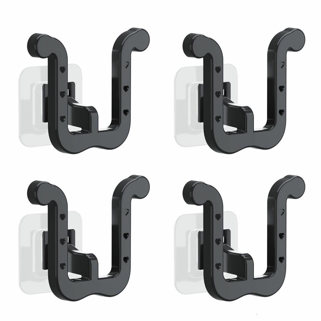 4 подставки для хранения тапочек-черные-упаковка из 4 штук