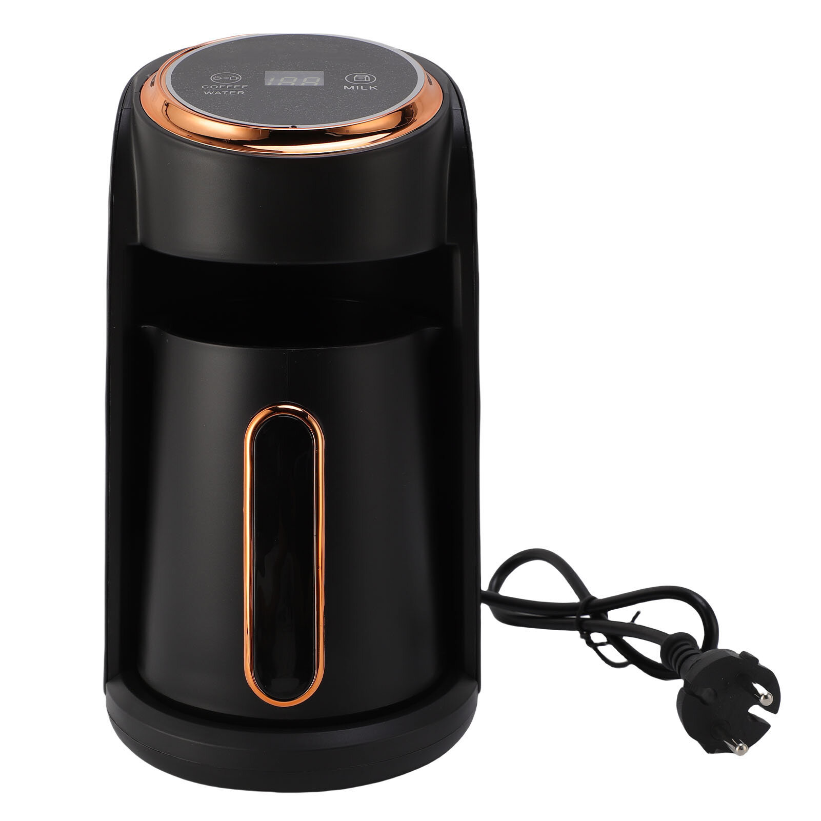 Турецкая кофеварка 600W Видимое сенсорное управление цифровое дисплей Турецкая кофемашина 4 чашки пивоварения для дома ЕС 220V