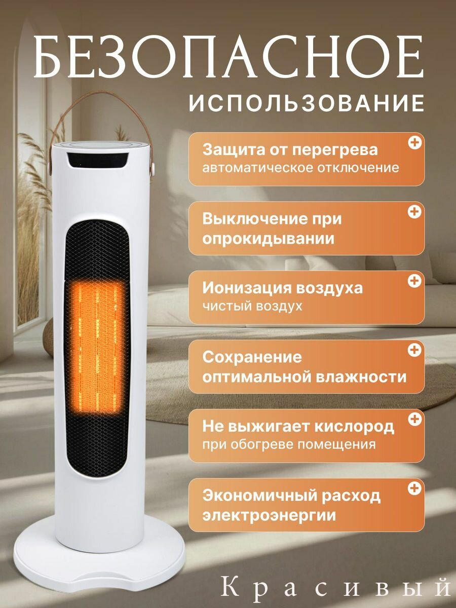 Обогреватель для дома / тепловентилятор, 2000 Вт — фото 1