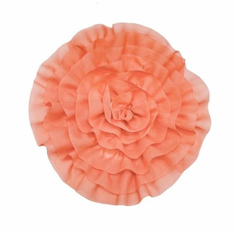 Аппликации с цветами для одежды, Оранжевый