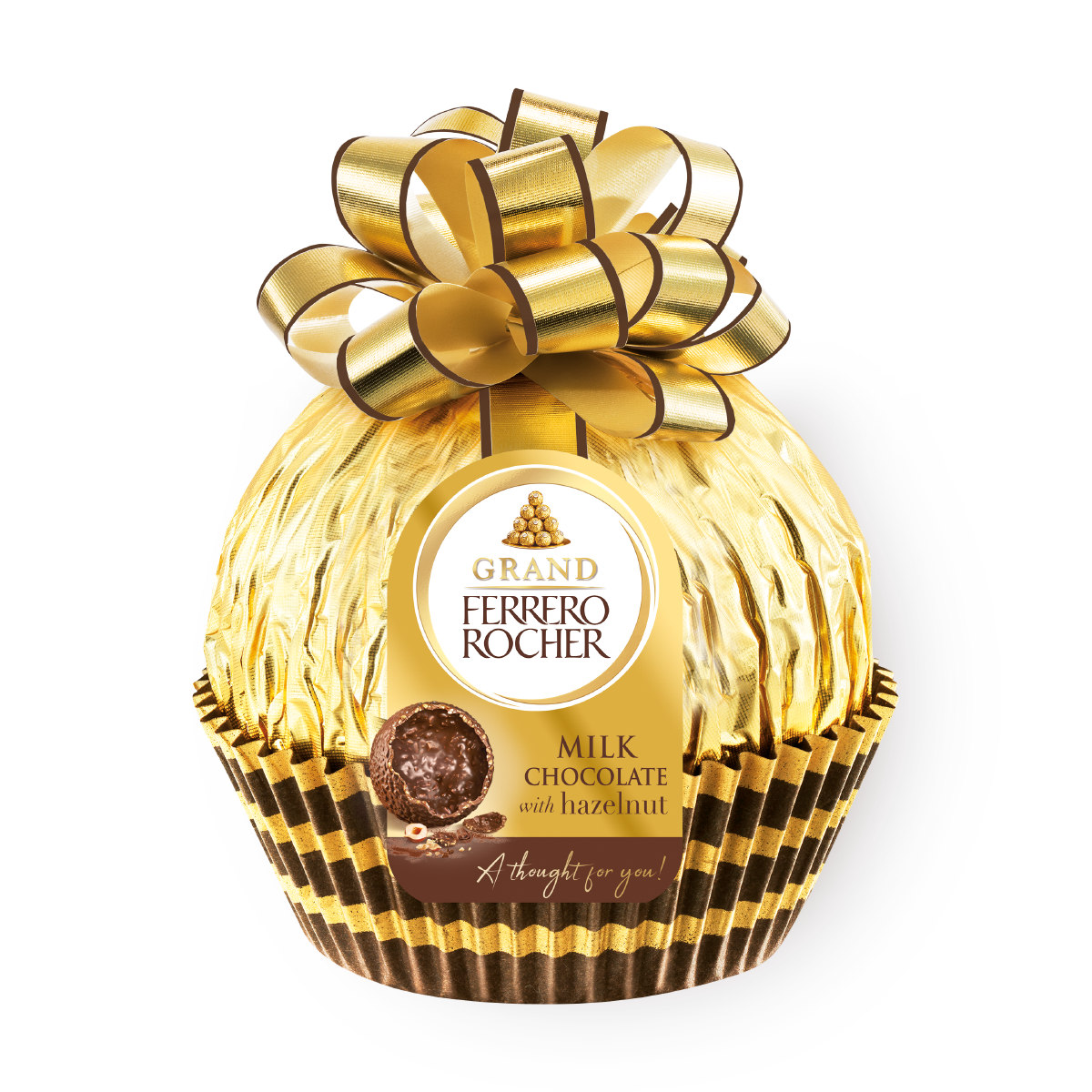Шоколад Ferrero Rocher Grand, темный, фигурный, 125 граммов.
