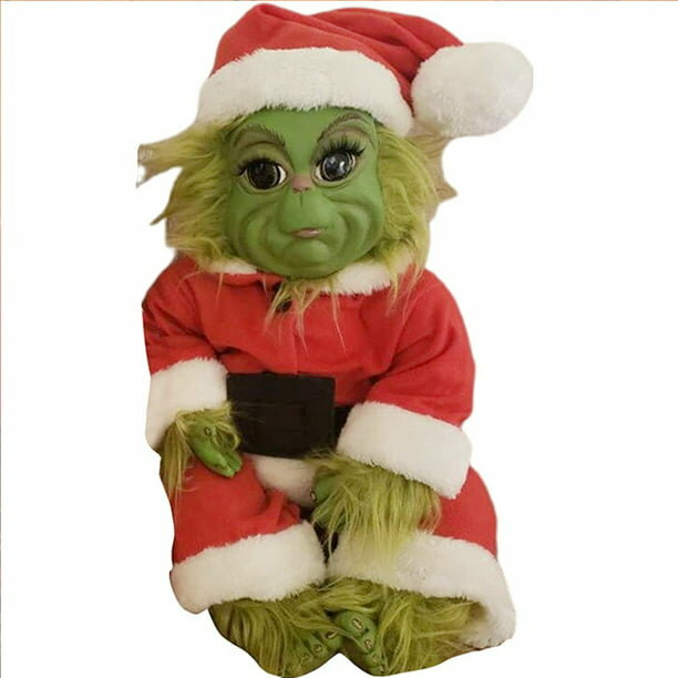 Игрушка плюшевая playful grinch кукла рождественская, 20 см, для детей, праздничные торжества