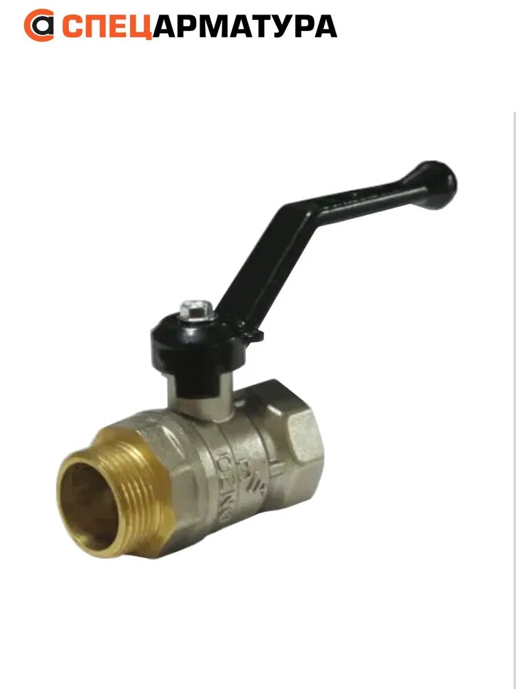 Кран шаровой латунный 1 1/4" LD Pride 47.32. В-Н. Р вода Ду 32 Ру 25 рычаг (2.5МПа, Т150, L85)