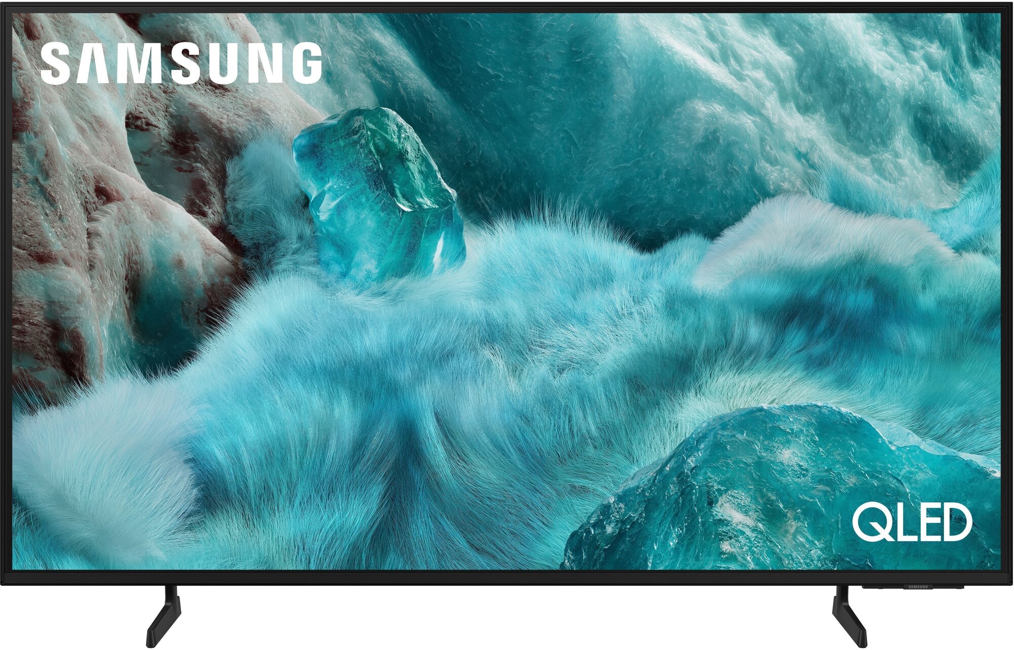 Телевизор Samsung 50" QE50Q7FAAUXRU Q черный QLED 4K UHD 60Hz i Smart TV