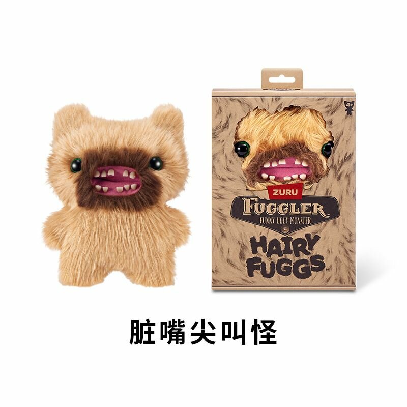 Spin Master Fuggler Funny Ugly Monster Budgie Fuggler Edition / Милые плюшевые игрушки Фугглер, Забавный уродливый попугайчик-монстр Издание для Фугглеров