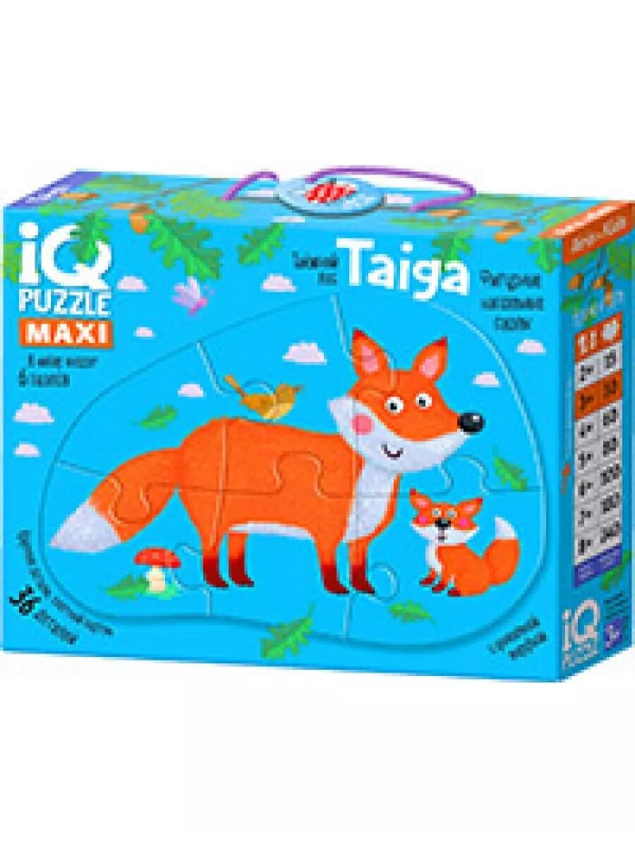 IQ Пазл Напольный Тайга (Taiga) 3+