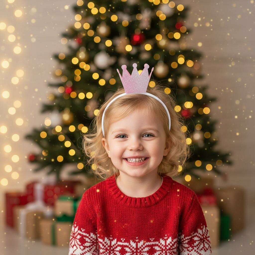 Ободок принцессы, Корона розовая