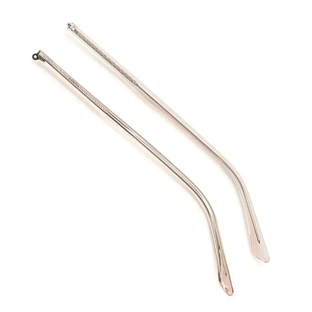 Металлические аксессуары для очков, силиконовые дужки gold