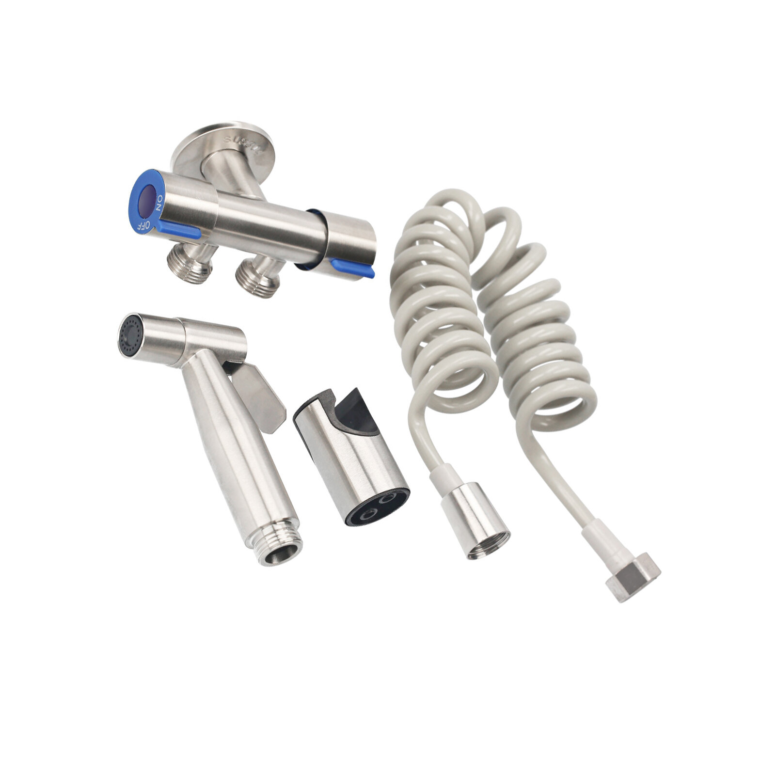 Ручной распылитель для биде с телескопическим шлангом 1,5 м