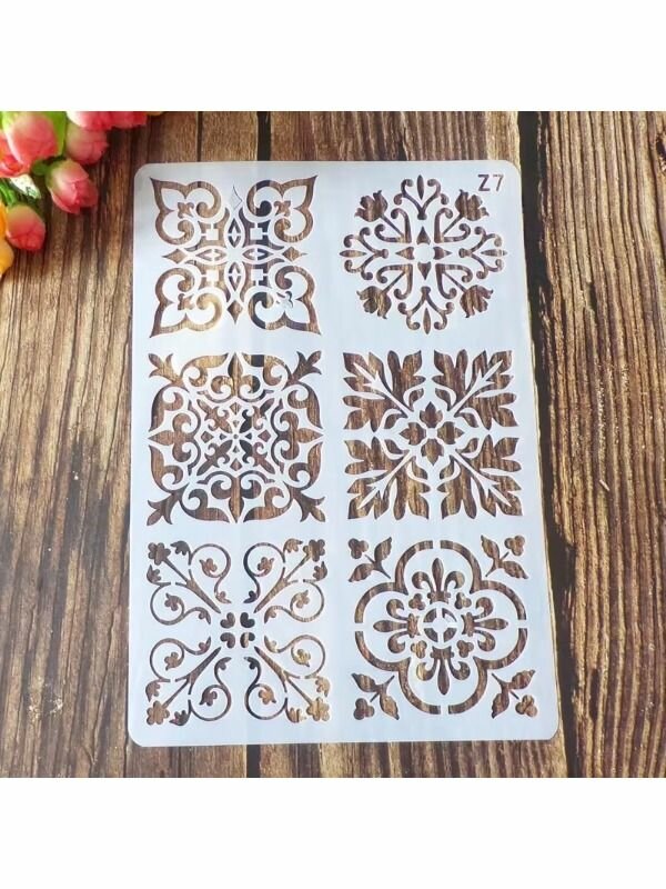 Прозрачный молочно-белый шаблон-линейка для рисования животных и растений, универсальный художественный трафарет для скетчбука, альбома и творческих работ