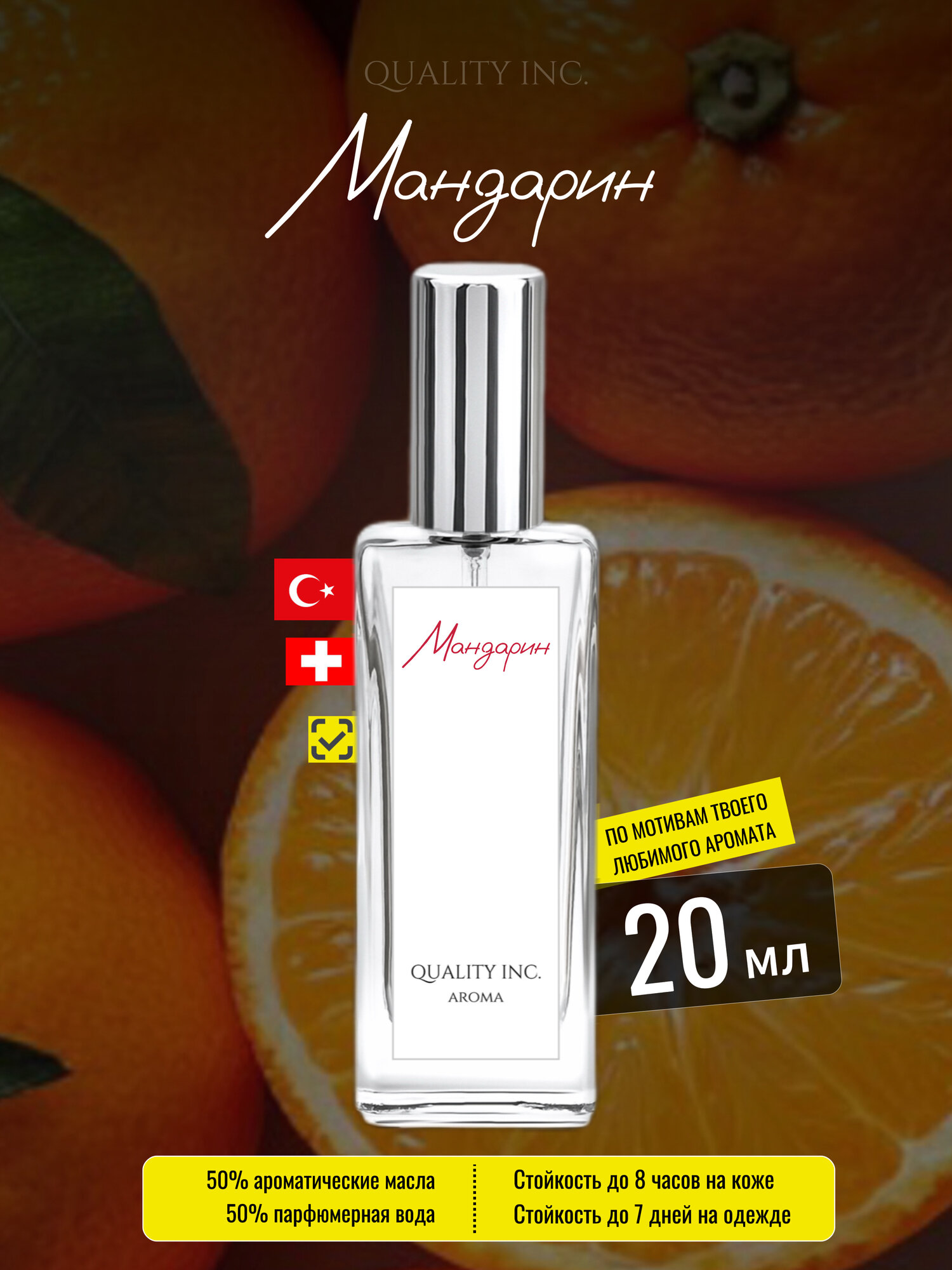 Духи унисекс, туалетная вода по мотивам известных ароматов, 20 мл