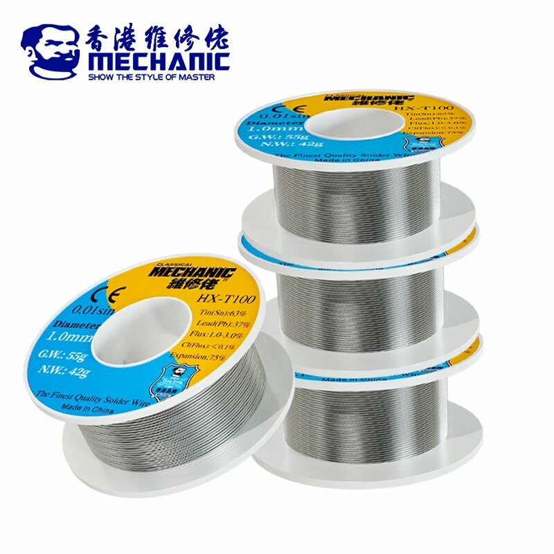 Механическая паяльная проволока Mechanic HX-T100, 0.8mm, 55г