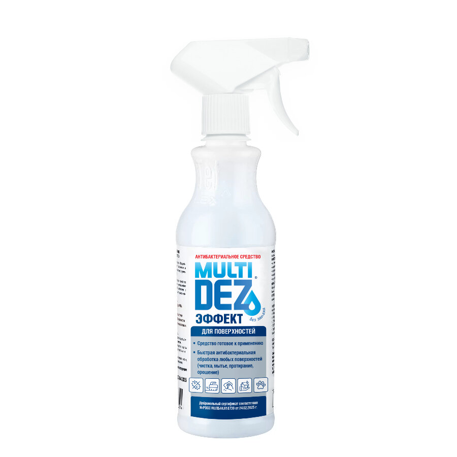 Тефлекс, МультиДез-Эффект для поверхностей без аромата с триггером, 0,5л