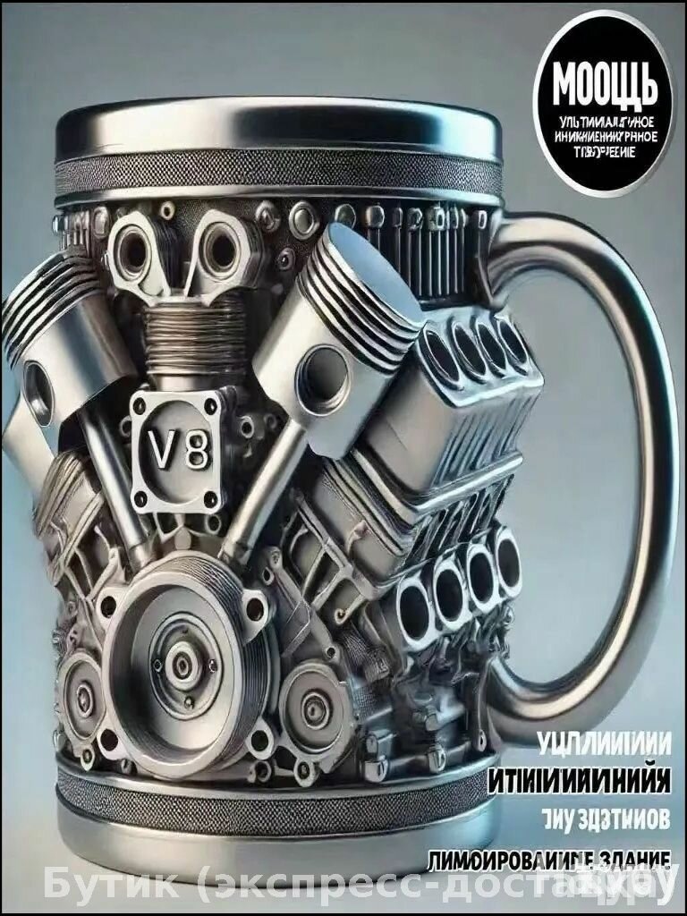 Эксклюзивная кружка Двигатель V8 400 мл