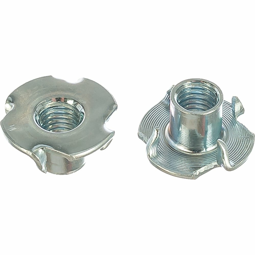 Мебельная врезная гайка метизный двор M8x11 DIN1624 (100 шт.)