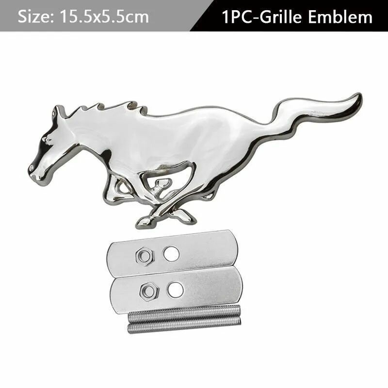 Ford Mustang Металлическая автомобильная передняя решетка Эмблема