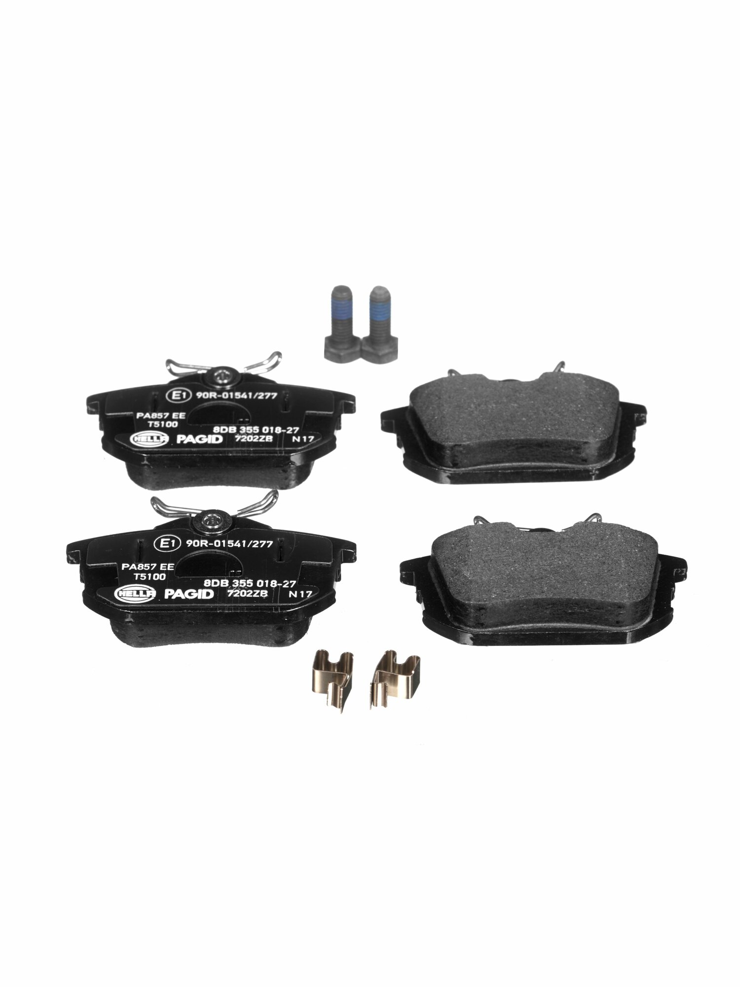 Колодки тормозные дисковые задние HELLA-PAGID (8DB 355 018-271)