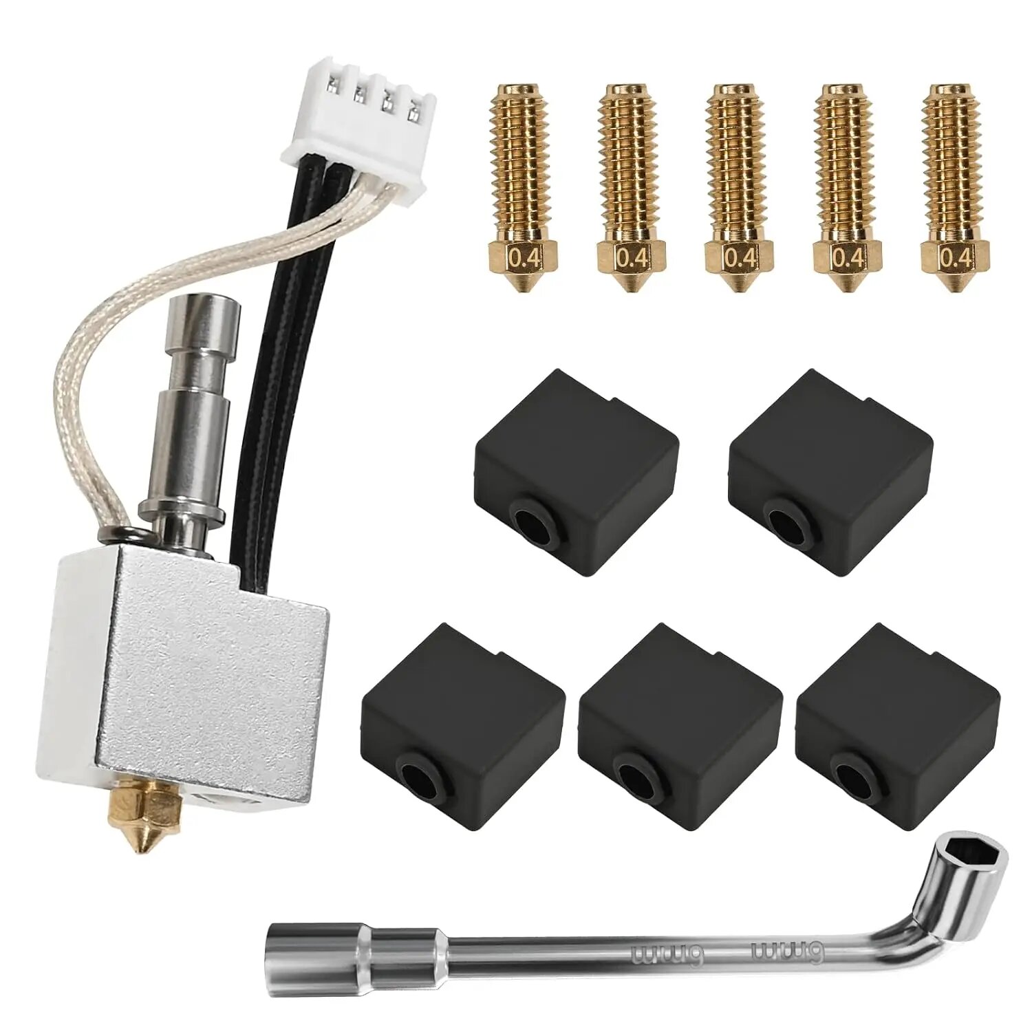Комплект Hotend Kobra S1, 5 Nozzle, 5 Sockers