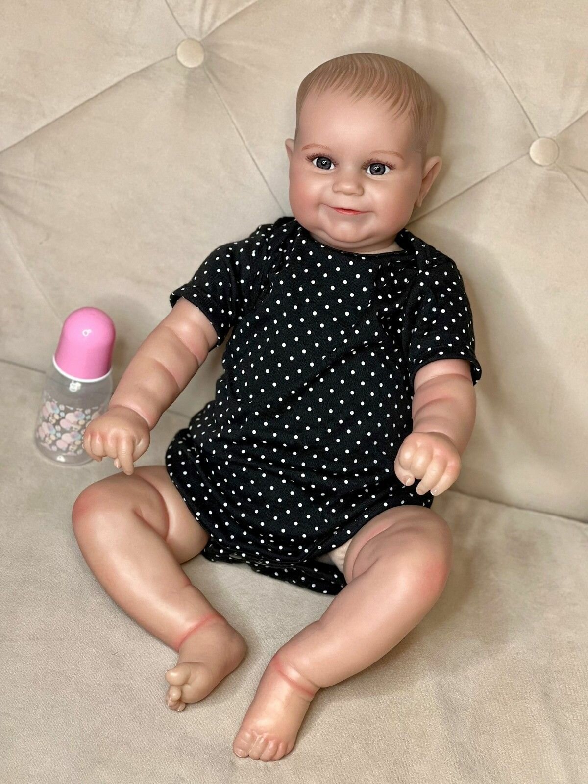 Кукла Реборн мягконабивная 60 см