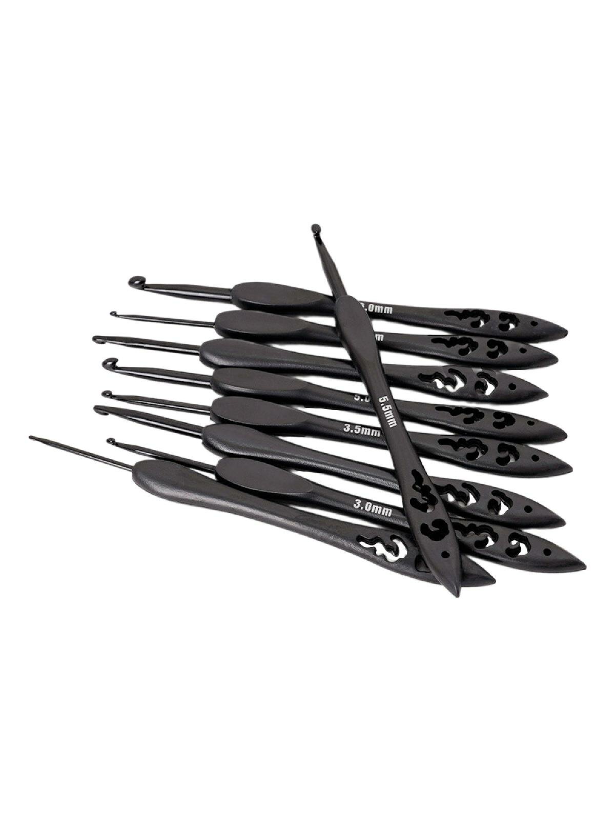 9 шт. набор вязальных игл для вязания крючком 2,0-6,0 мм Спицы для рукоделия