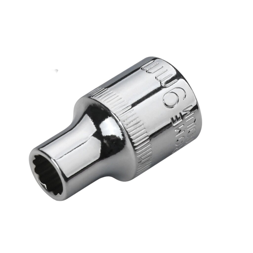 Сверхмощный 12-Точечный Короткий Торцевой Бит 1/2-дюймовый Привод 8-20 мм с Храповым Ключом для Ручного Инструмента для Ремонта Автомобилей