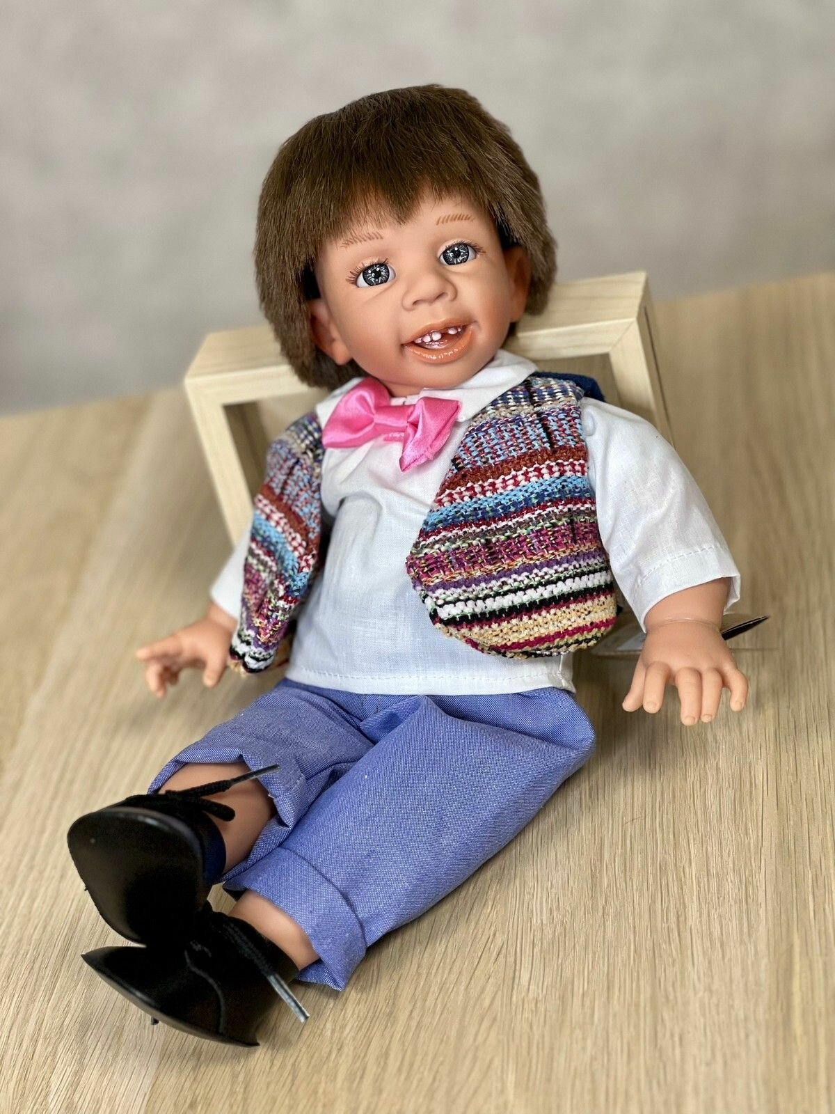 Кукла для девочки мягконабивная 38 см Гестито (12035)