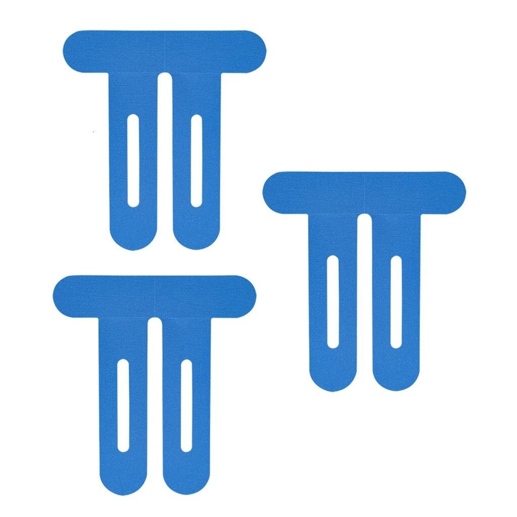 Кинезио тейп водонепроницаемый эластичный для колена и локтя, Синий