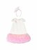 Платье Dress & Fleur Tulle-trim dress set, размер 4 года, белый