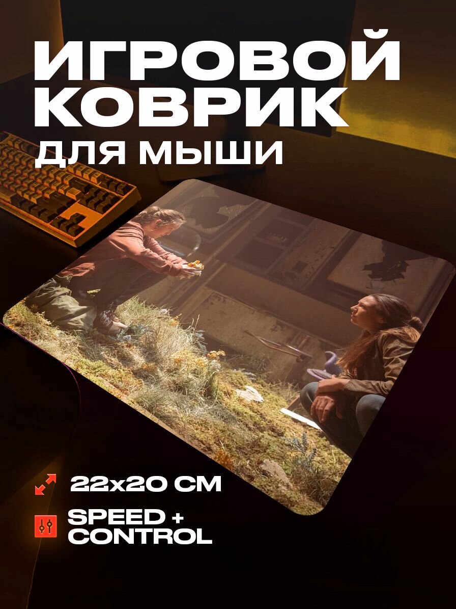 Коврик для мыши игровой The last of us 22x20 см ProSleeves