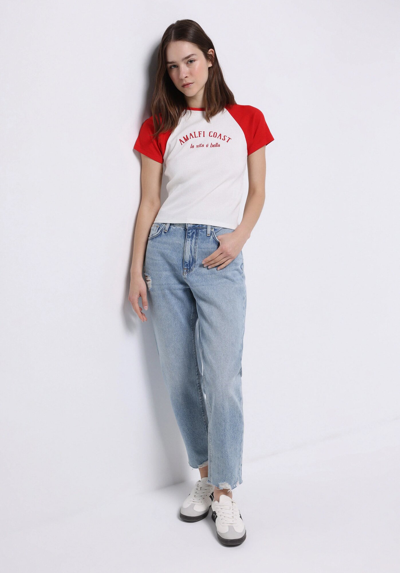 Джинсы бойфренды 893 JULIA Boyfriend Fit 