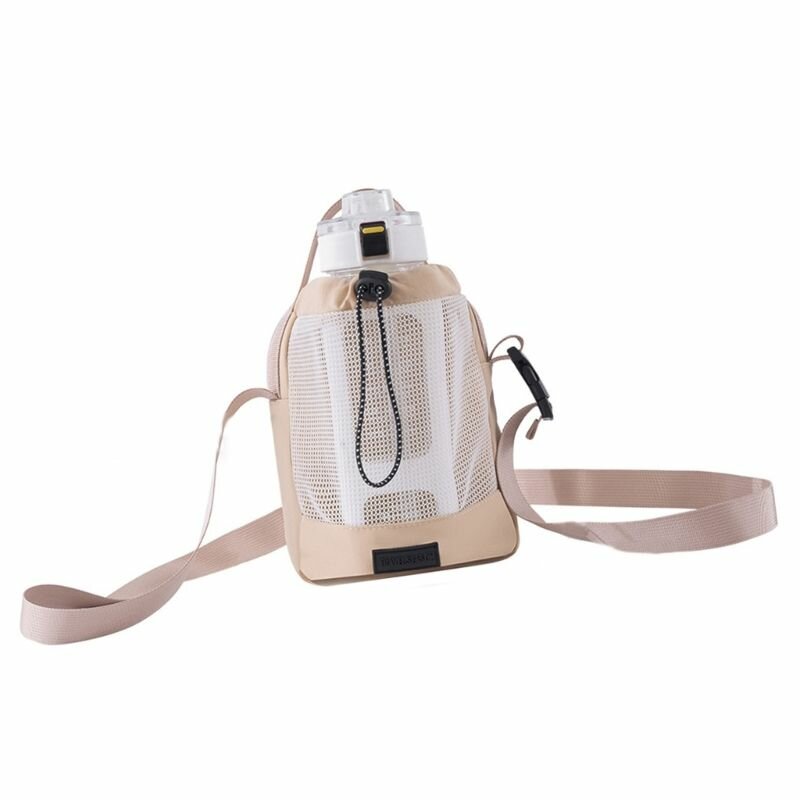 Переносная сумка для хранения стаканов воды большой емкости на открытом воздухе-бежевый