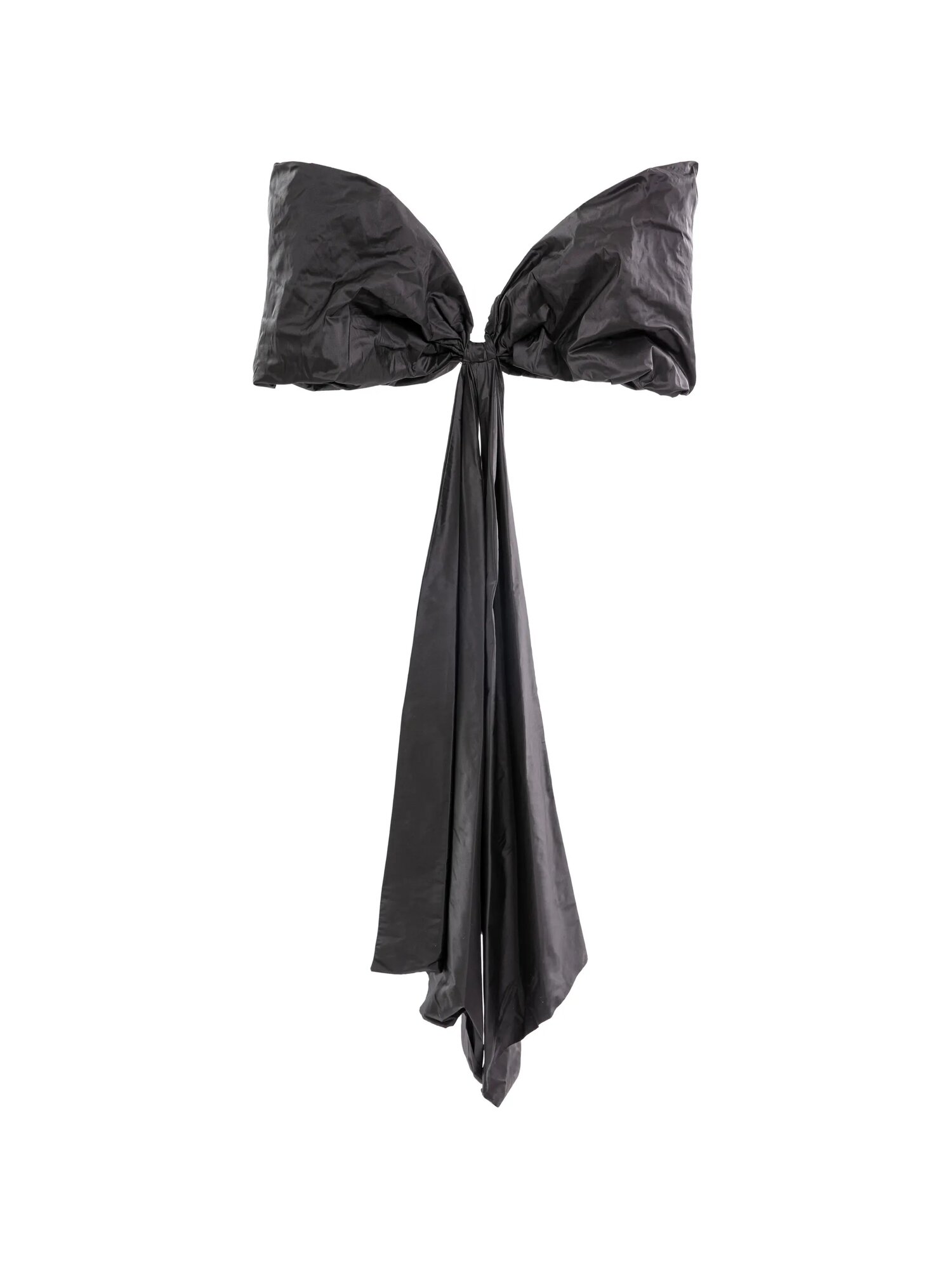 Накидка SAIID KOBEISY Bow cape, размер 46, черный/черный
