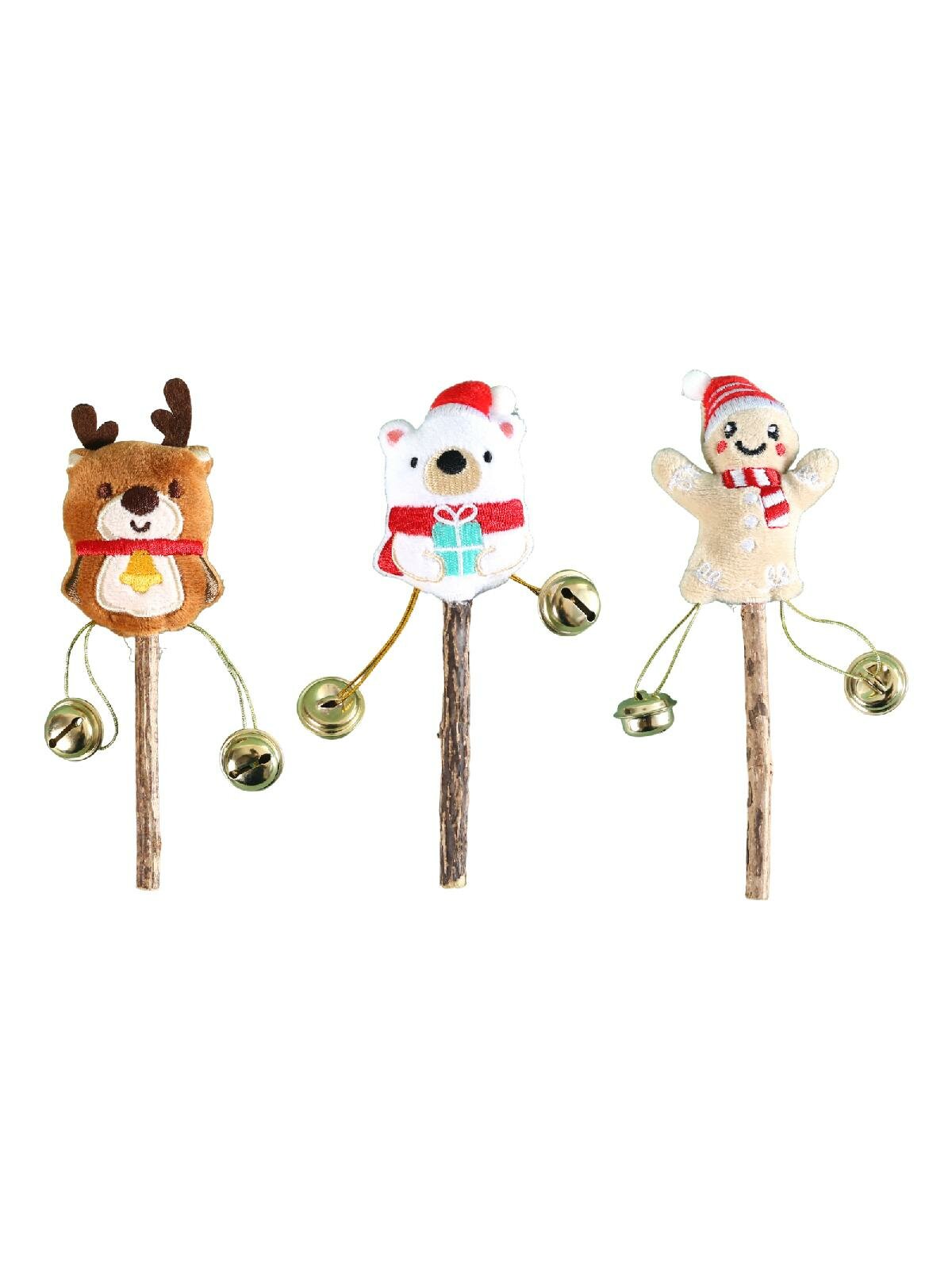 Съедобная игрушка для кошек Matatabi Stick Teaser для чистки зубов Cats Catmint 3шт