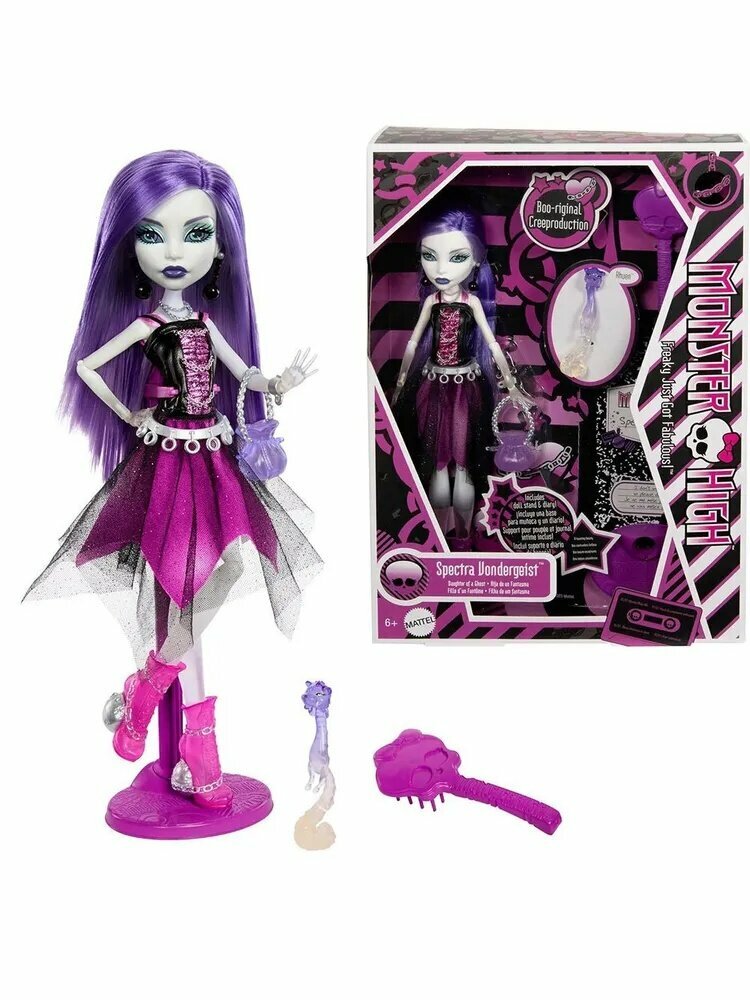 Кукла Monster High Спектр Вондергейст , G1 Booriginal Creeproduction, Spectra Vondergeist