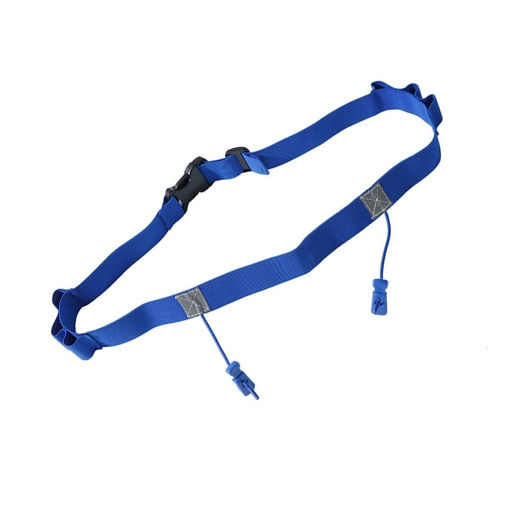 Беговой пояс с креплением для номера, Синий