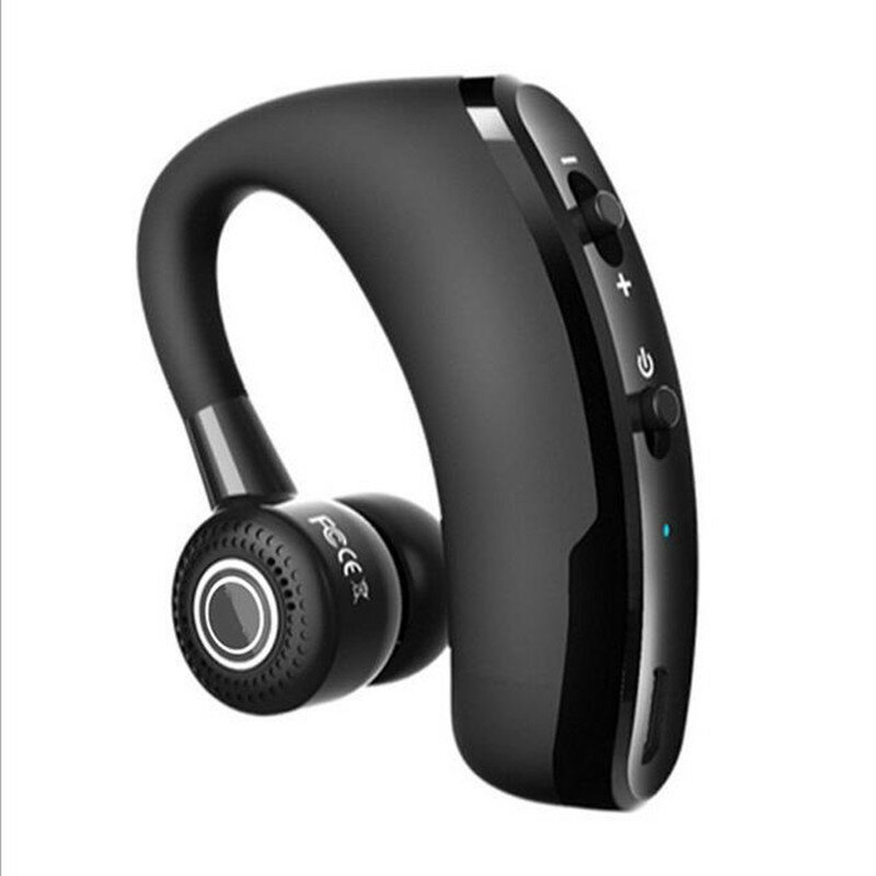 Беспроводные наушники V9 Bluetooth с дисплеем для вождения, одноручные, упаковка в пакет
