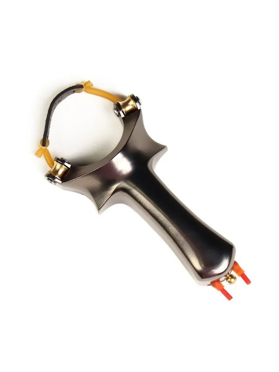 Спортивная рогатка с жгутом и металлом