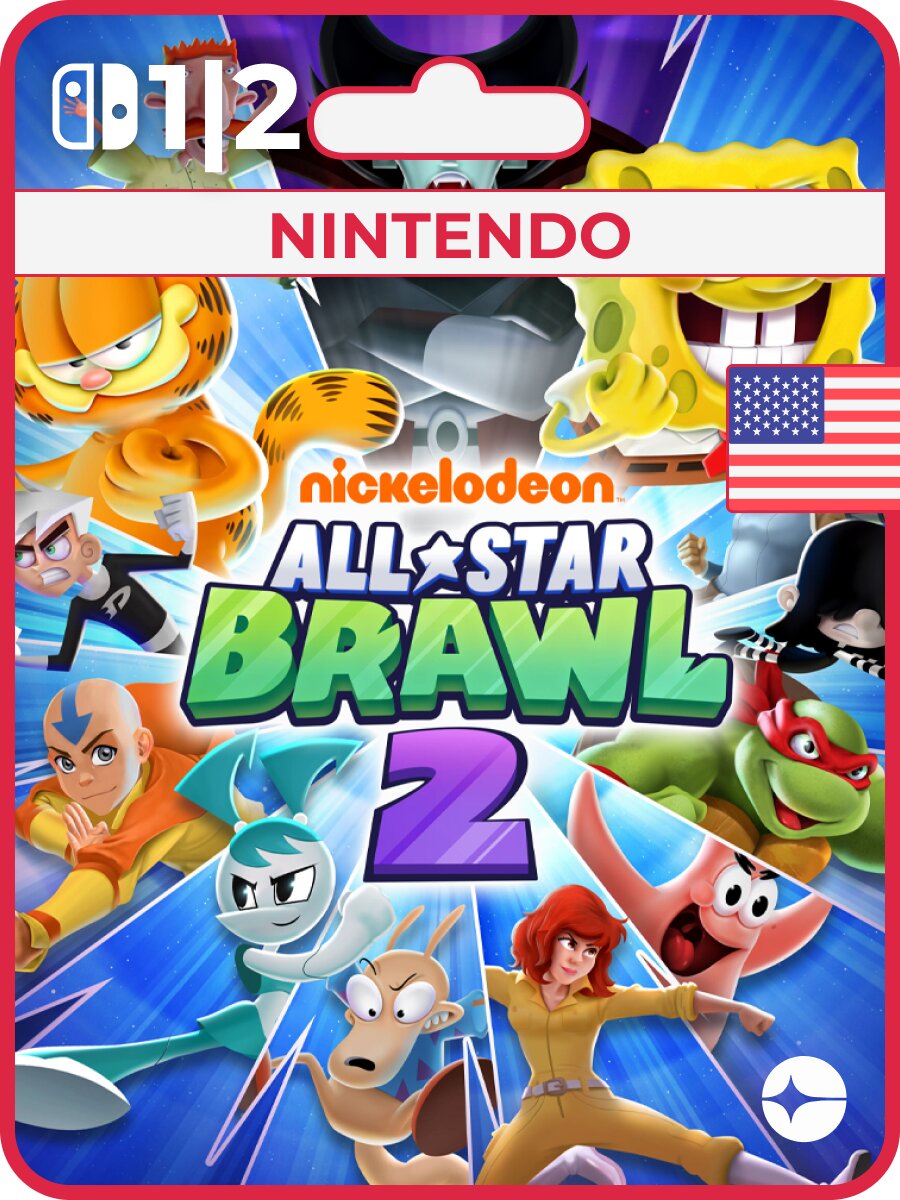 Nickelodeon All-Star Brawl 2 для Nintendo Switch 1&2 [Цифровая версия, США]