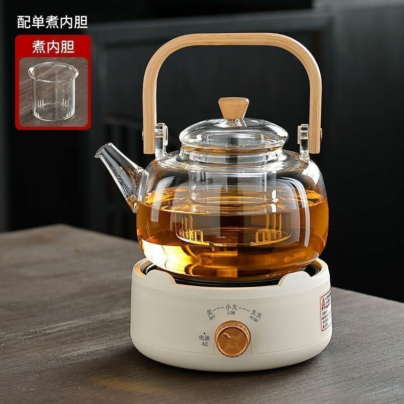 Электрическая керамическая плита, чайник, мини-водонагреватель, стеклянный чайник, плита для заваривания чая, мини-индукционная плита, бытовая электрическая плита