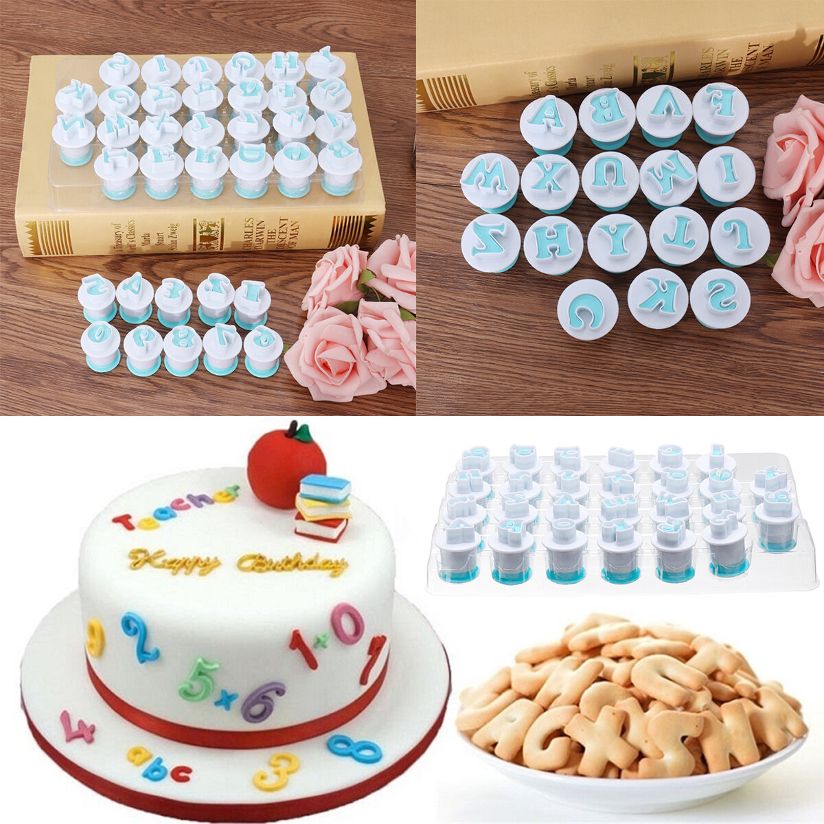 Конфиденциально для кухни 10 шт./набор DIY форма для торта инструмент для помадки штамп для тиснения форма