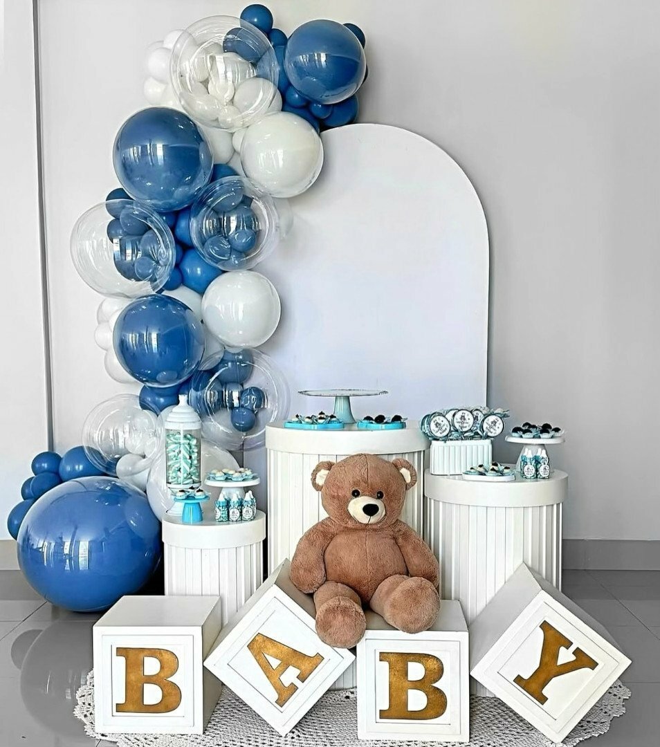 Фотозона из шаров «Семейное тепло»