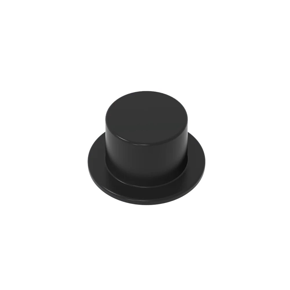 Конструктор Gobricks GDS-M100 минифигурка в шляпе, черный