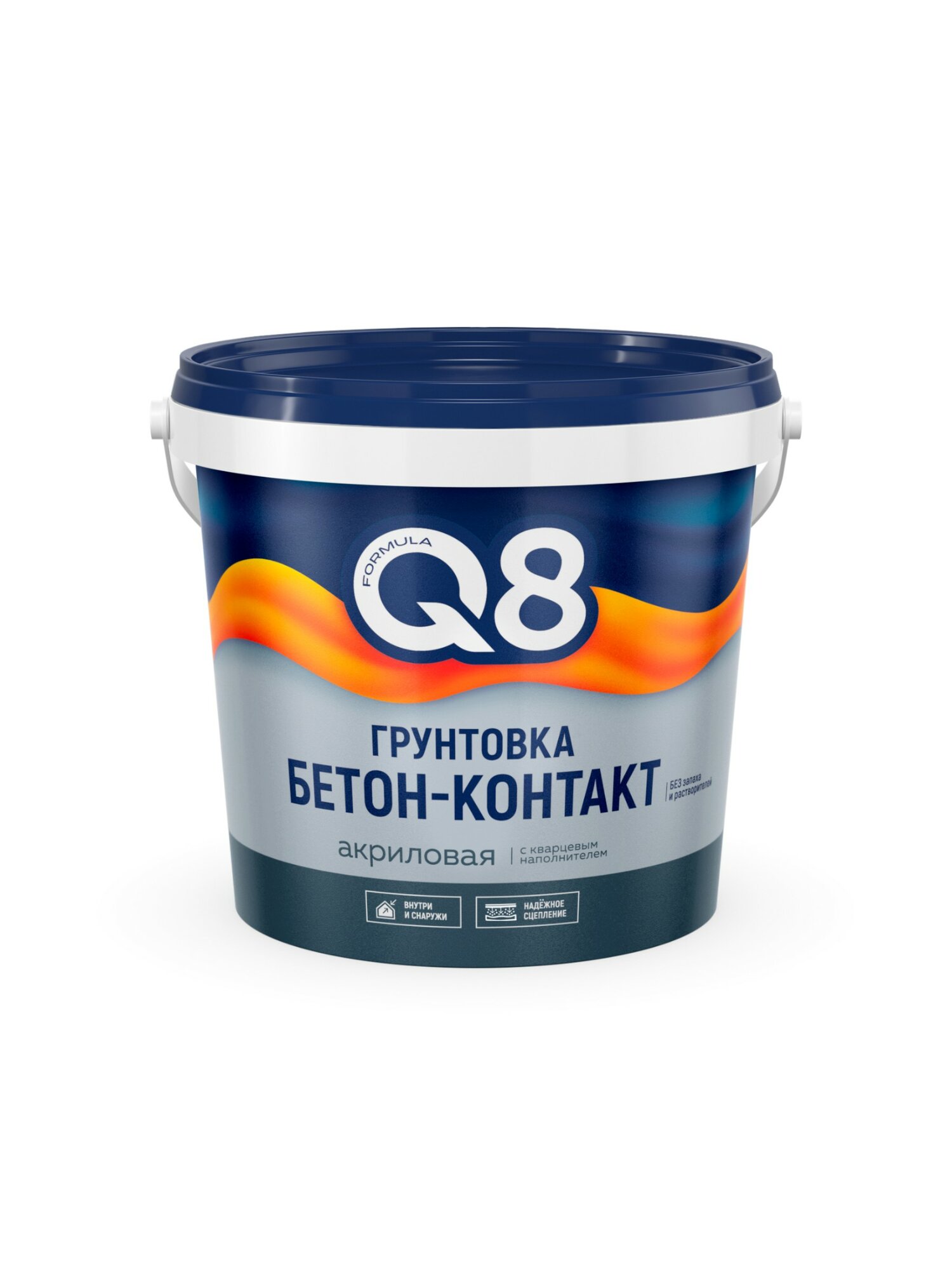 Грунтовка воднодисперсионная, акриловая, Formula Q8, бетоноконтакт, 1.4 кг