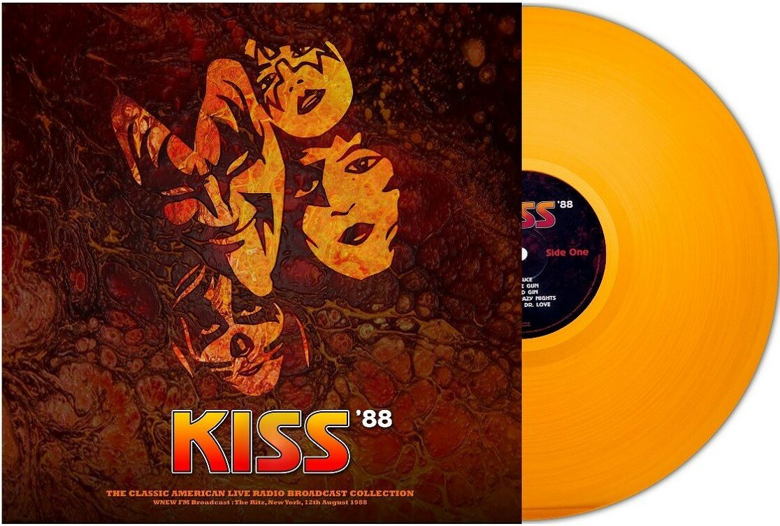 Kiss – Live At The Ritz, New York 1988 [Coloured Orange Vinyl] (LP)