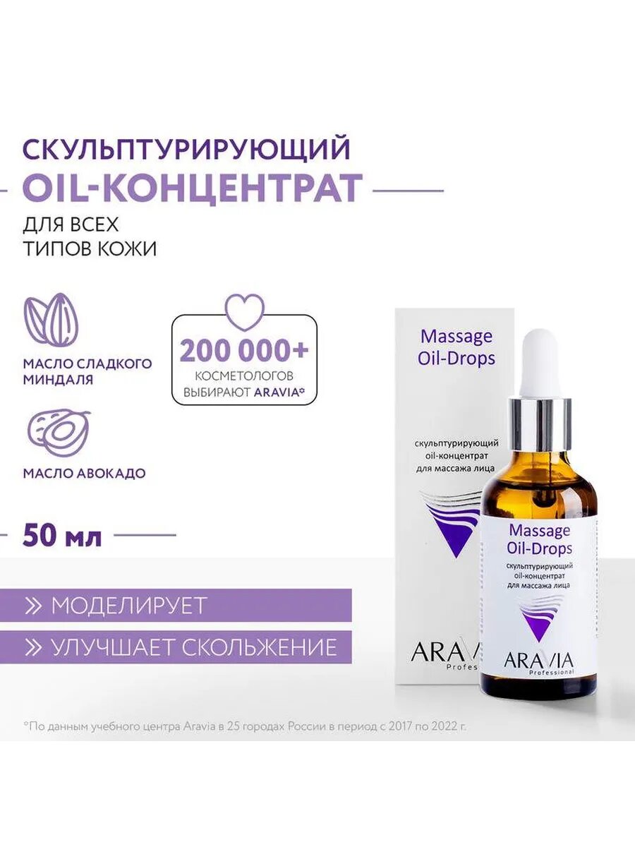Концентрат для массажа лица ARAVIA Professional Oil-Drops ск
