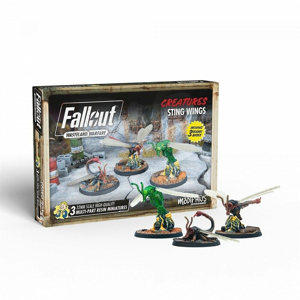 Набор Fallout: Wasteland Warfare - Creatures: Stingwings — фото 1