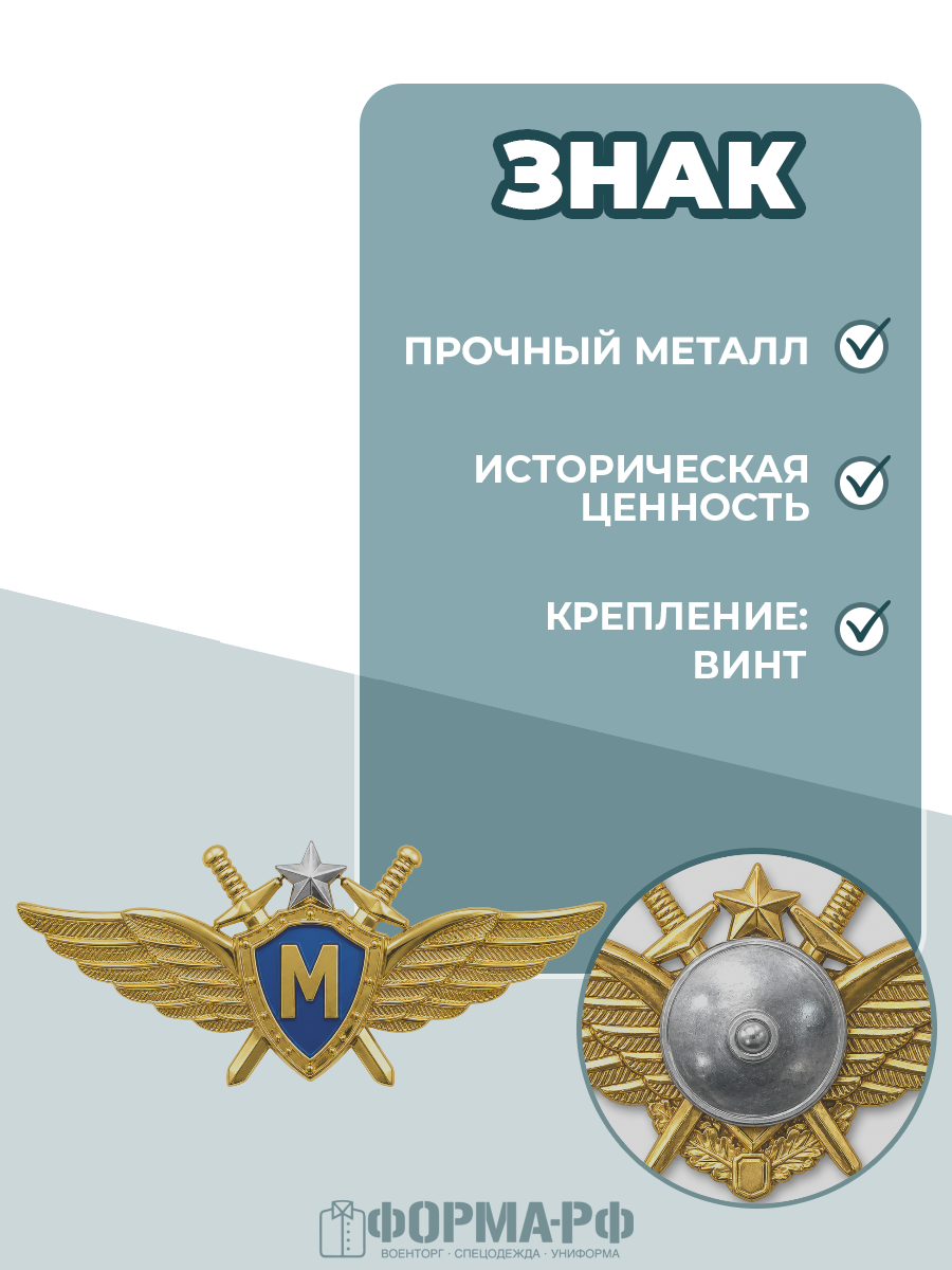 Знак классности ВВС Мастер — фото 1