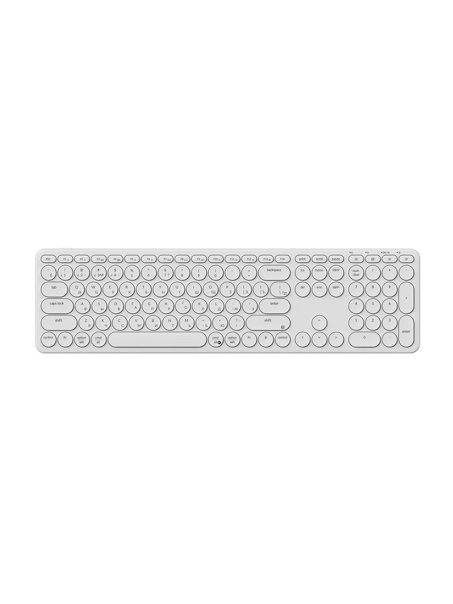 Клавиатура Keychron B5 Pro Ultra-Slim Wireless Ivory White