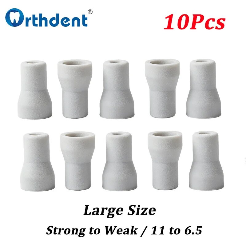 2 шт. стоматологические слюноотсосы Orthdent сильные и слабые всасывания 10Pcs Tip Large